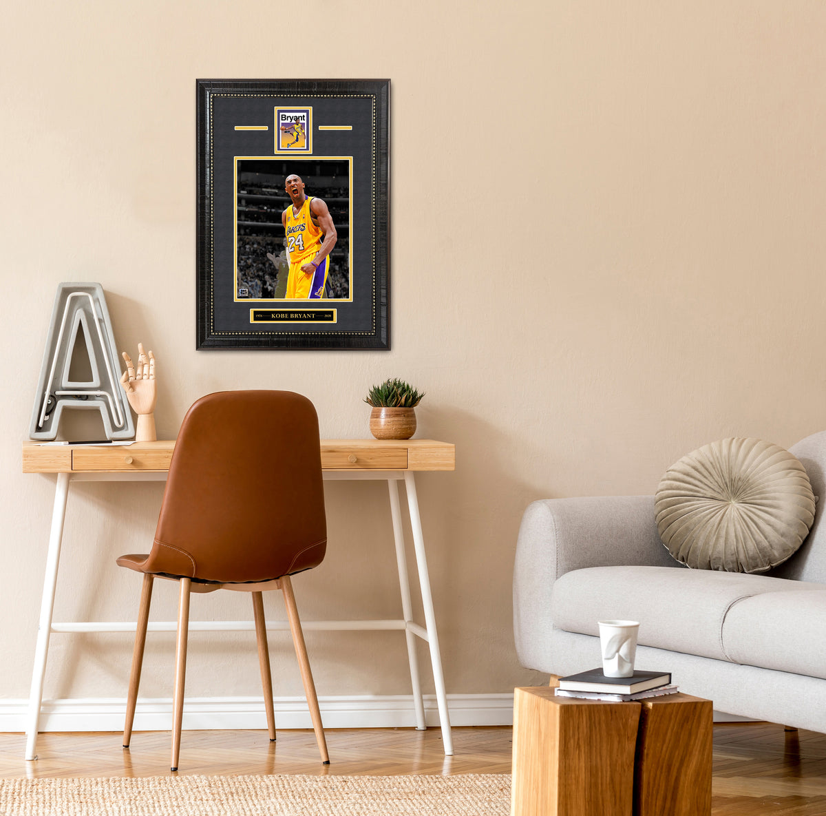 Kobe Bryant with Limited Edition Collectible Card