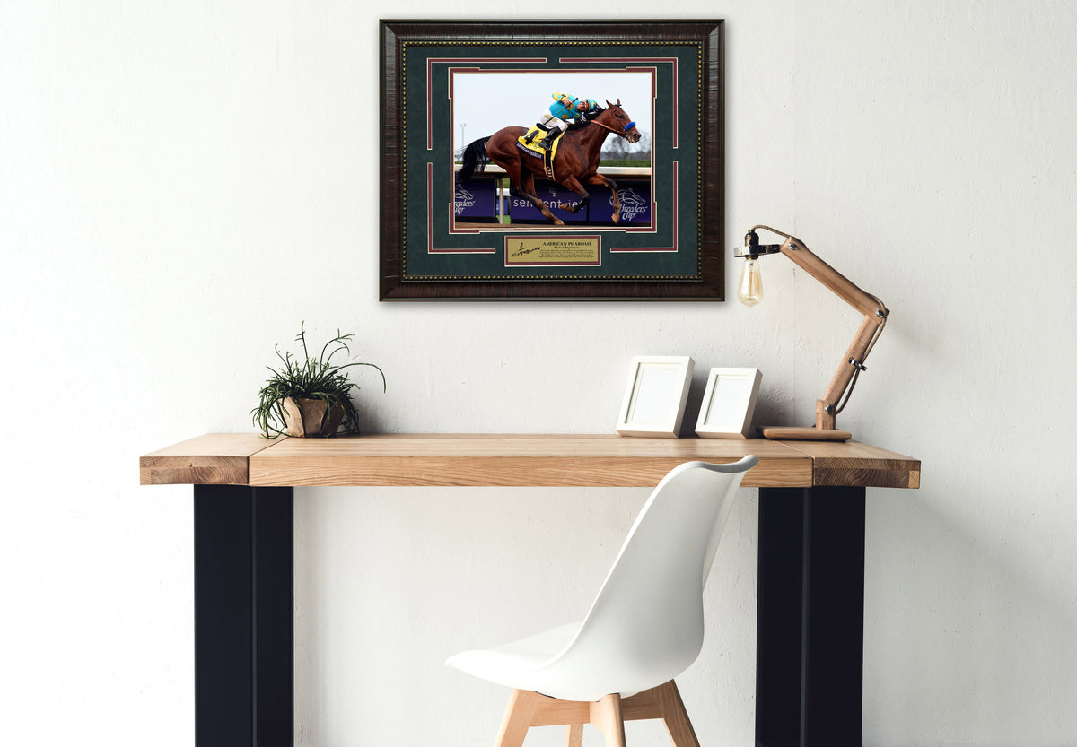 American Pharoah with Facsimile Signature Plate