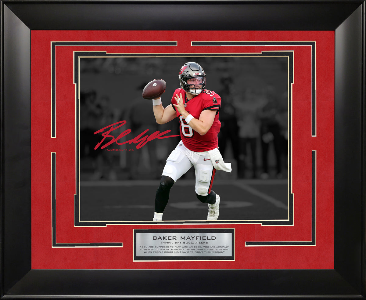Baker Mayfield - Tampa Bay Buccaneers - Spotlight with Facsimile Signa