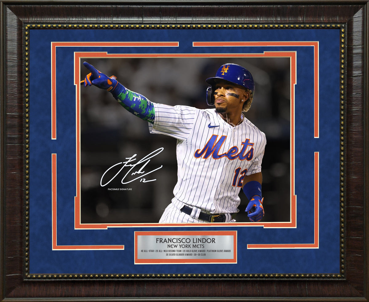 Francisco Lindor - New York Mets - Spotlight with Facsimile Signature