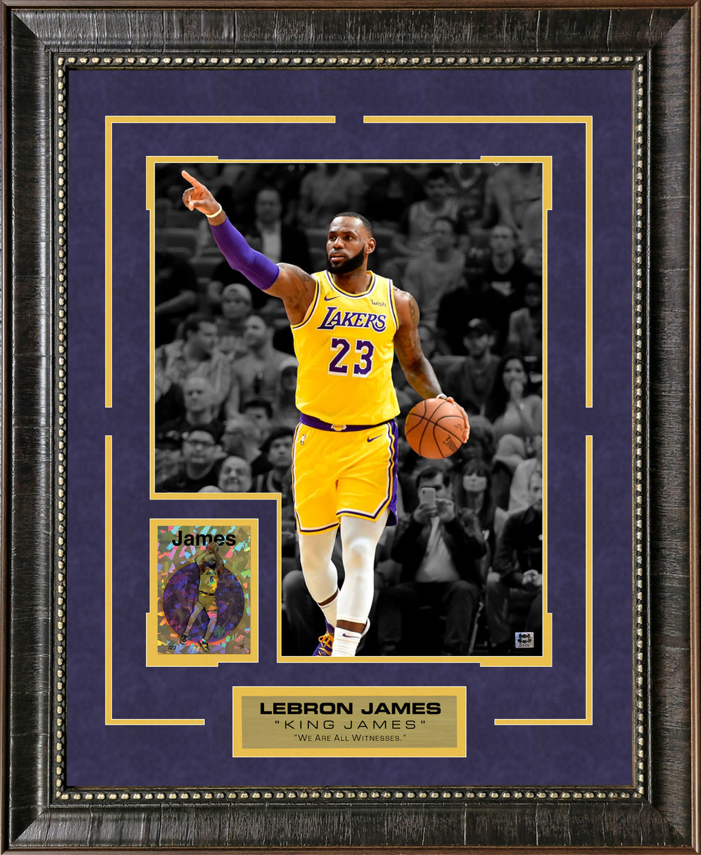 LeBron James - Los Angeles Lakers with LTD GRF Card
