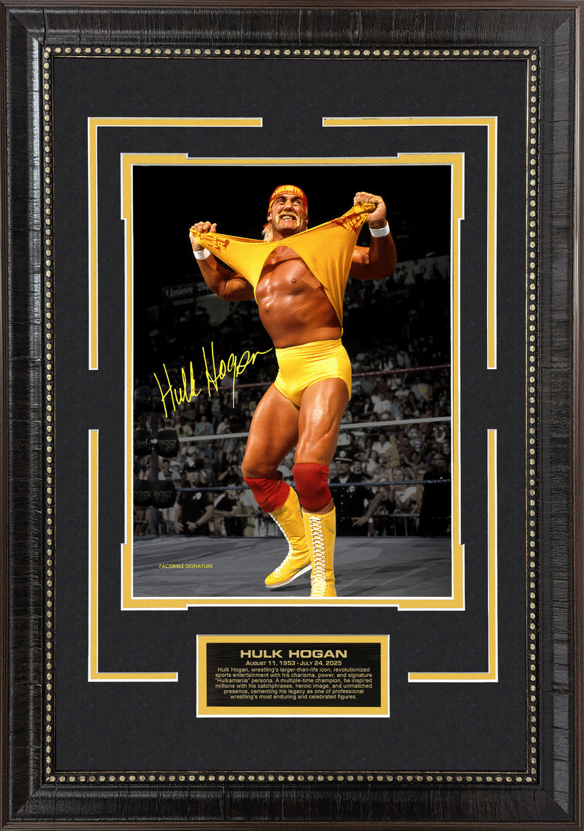 Hulk Hogan Spotlight with Facsimile Signature