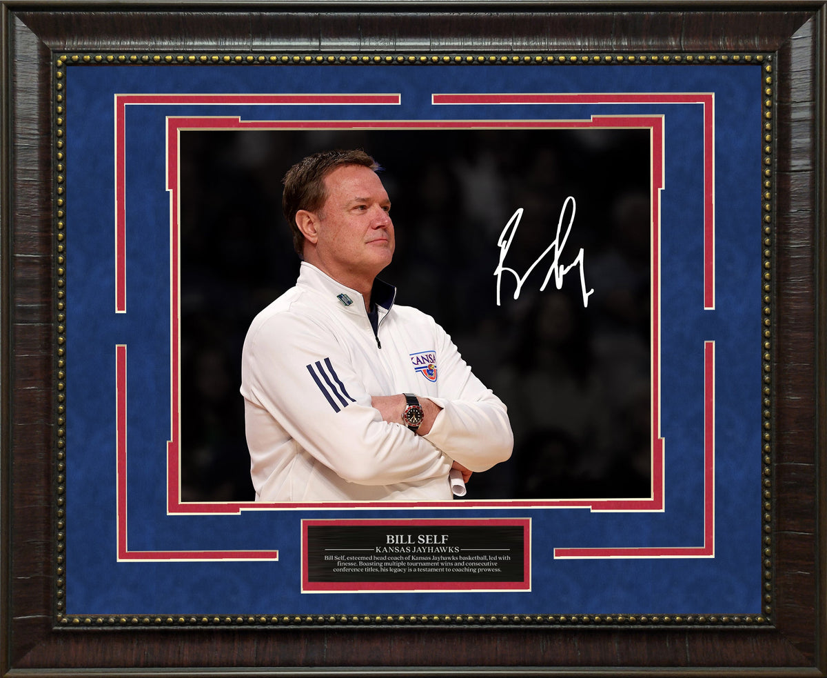 Bill Self - Kansas Jayhawks - Spotlight with Facsimile Signature