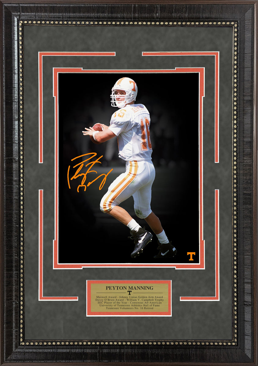 Peyton manning - Tennessee Vols Spotlight with Facsimile Signature