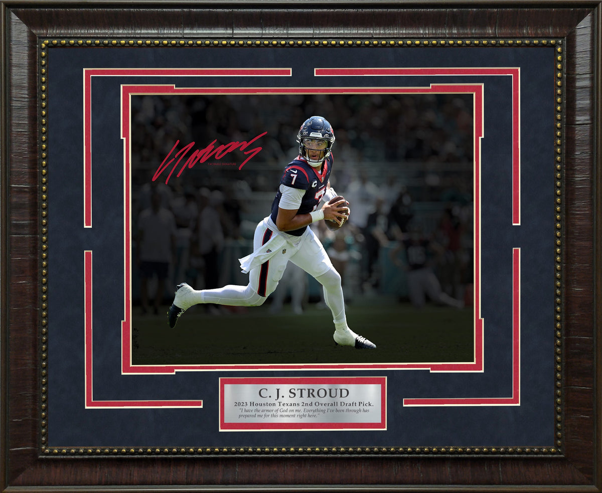 CJ Stroud - Houston Texans - Spotlight with Facsimile Signature