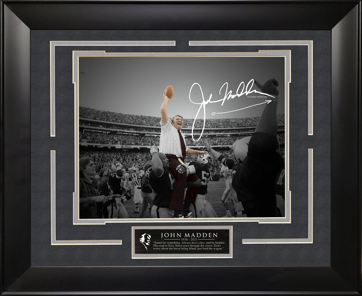 John Madden Spotlight with Facsimile Signature