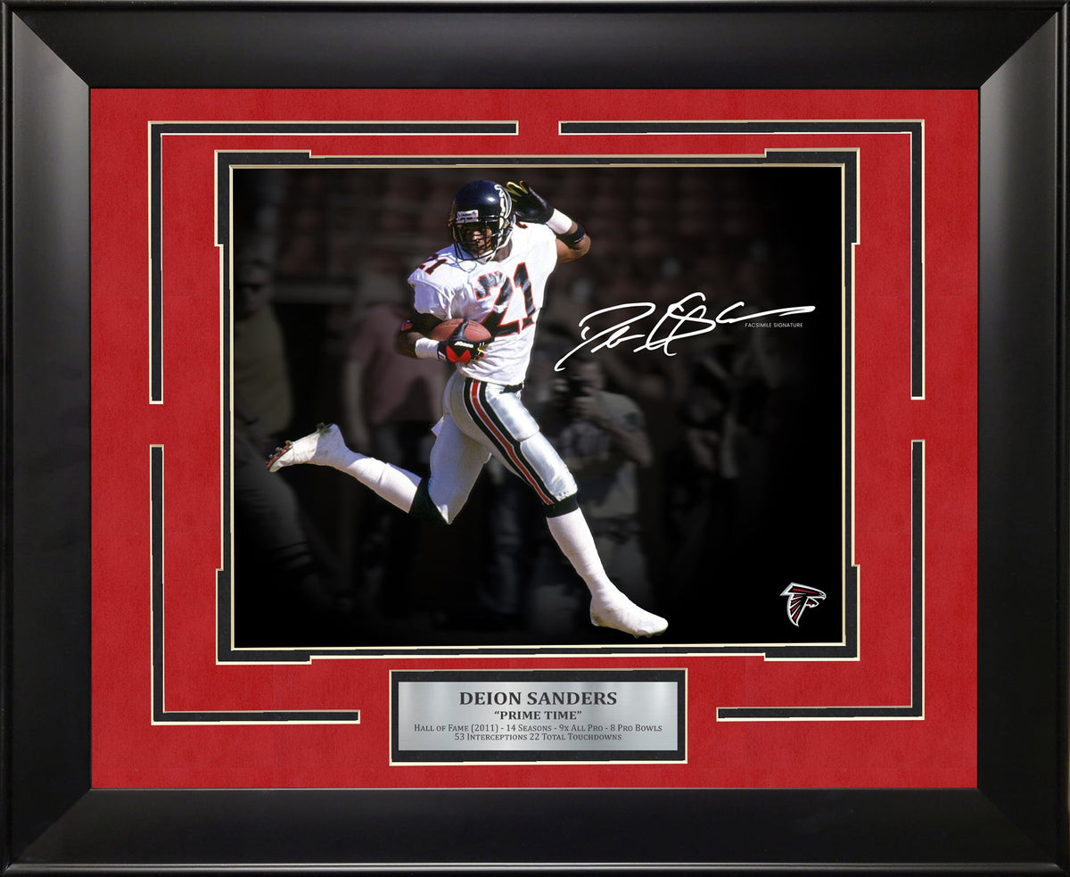 Deion Sanders Prime Time Spotlight with Facsimile Signature