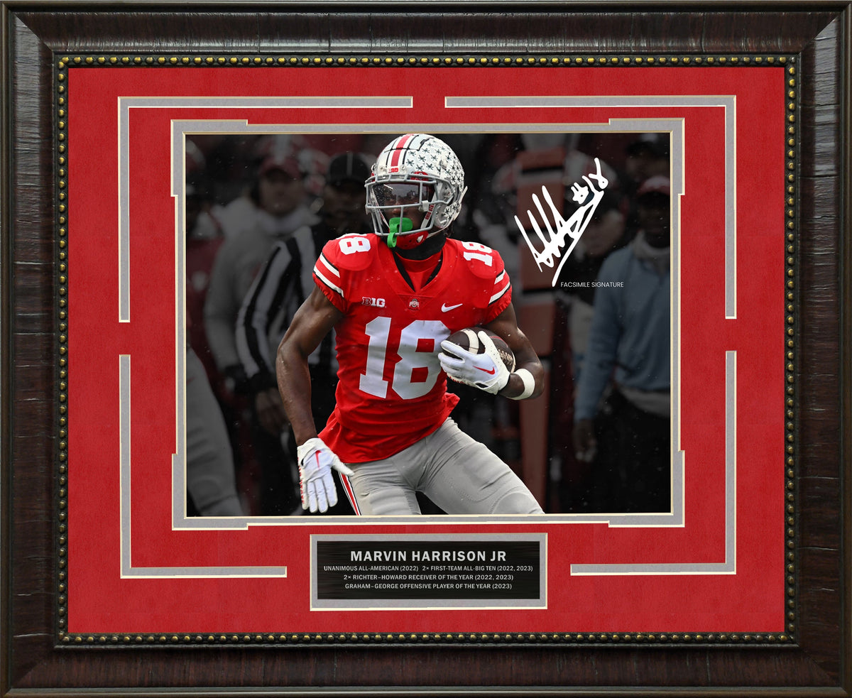 Marvin Harrison Jr - Ohio State Spotlight with Facsimile Signature